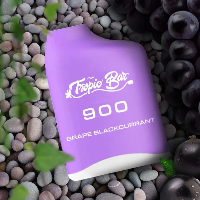 TROPIC Bar - 900 Puff – Disposable - Grape Blackcurrant (Purple) | Vape ...