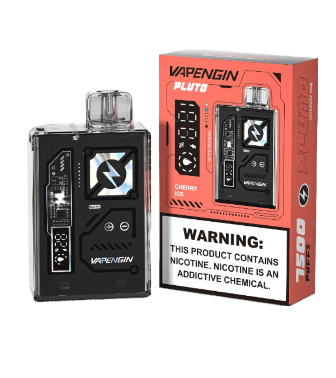VAPENGIN - Pluto – 7 500 Puff – Cherry Ice | Vape Deluxe
